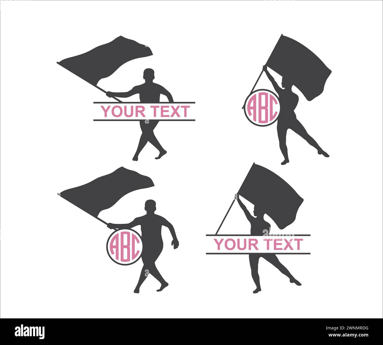 Color Guard Vector, Peace Love Color Guard, Marching Band Clipart ...