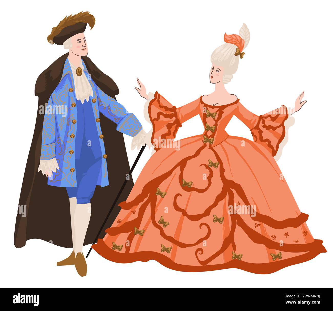 Rich old woman Stock Vector Images - Alamy