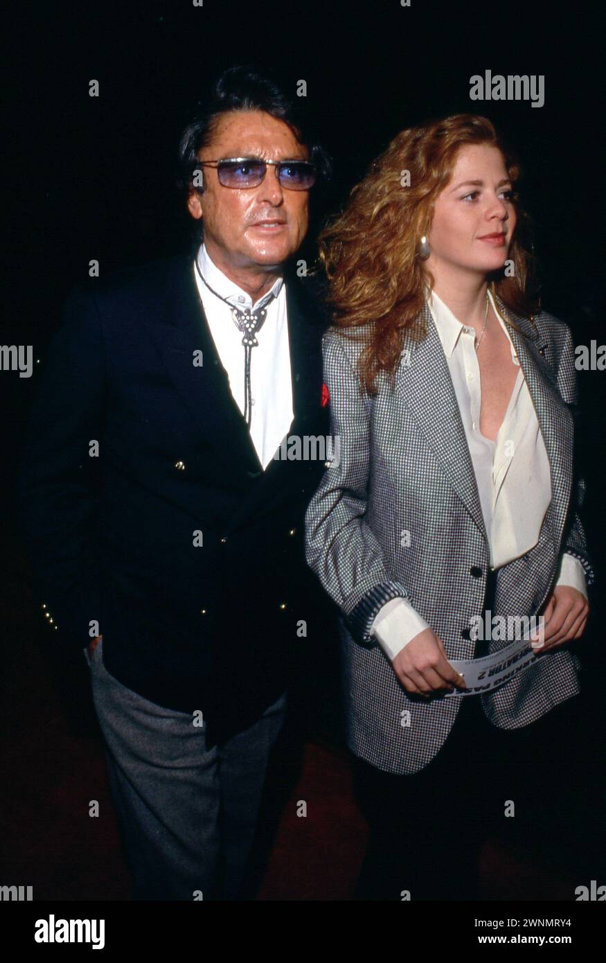 Robert Evans and Jennifer Howard 1990 Credit: Ralph Dominguez ...