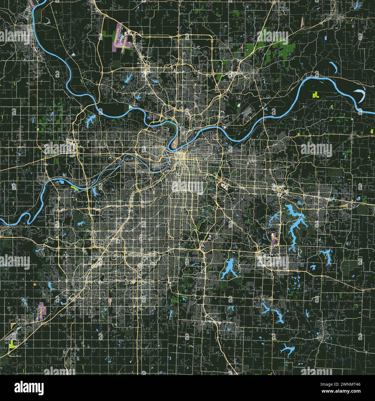 Map of Kansas City Missouri USA Stock Vector Image & Art - Alamy Map of Kansas City Missouri USA Stock Vector Image & Art - Alamy