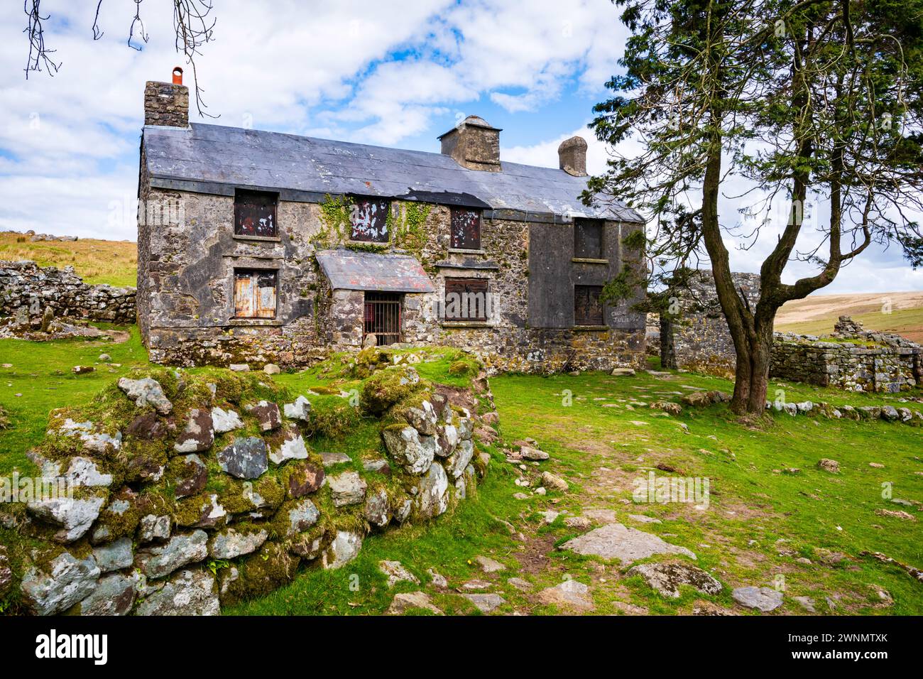 Ditsworthy Warren House is a historic farmhouse built for the rabbit ...