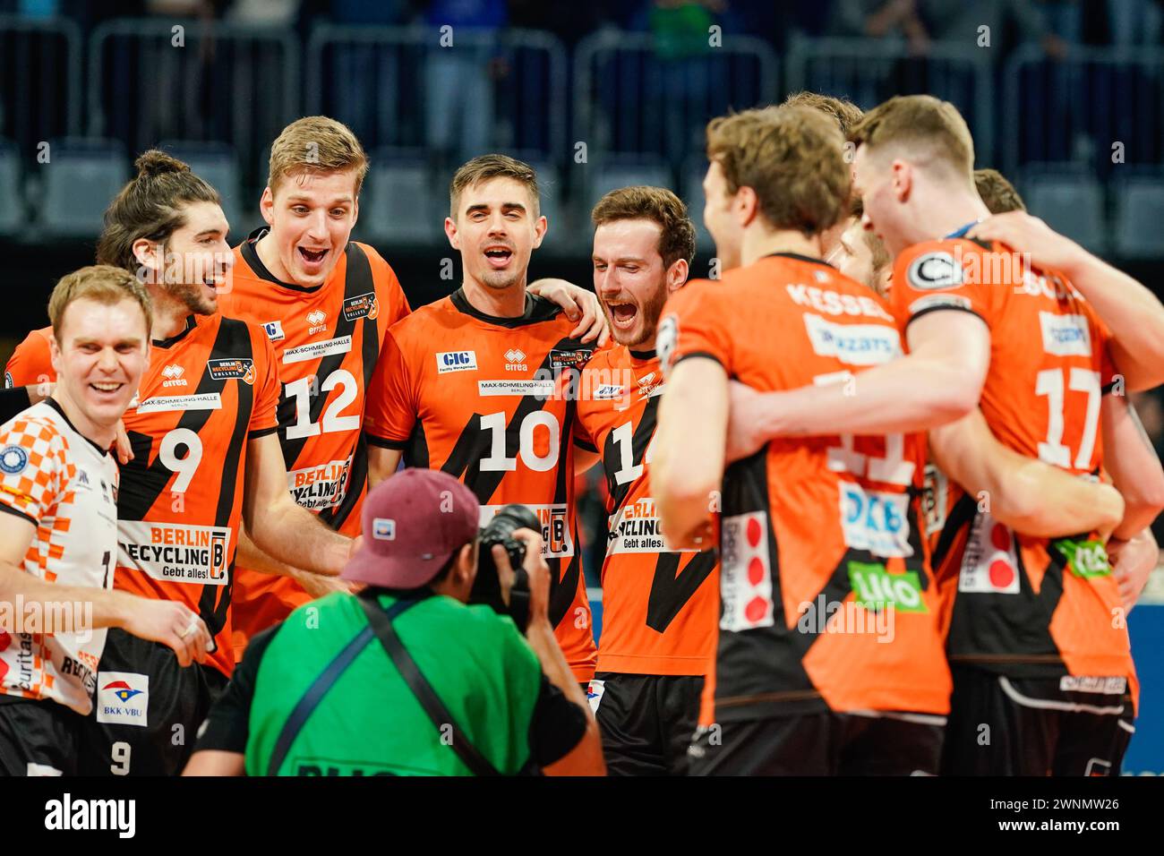 Mannheim, Germany. 03rd Mar, 2024. Volleyball, Men: DVV Cup, TSV ...