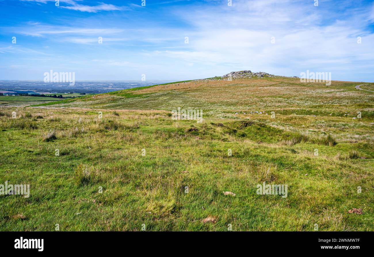 Row Tor, on the northern edge of Dartmoor National Park, Devon, England ...