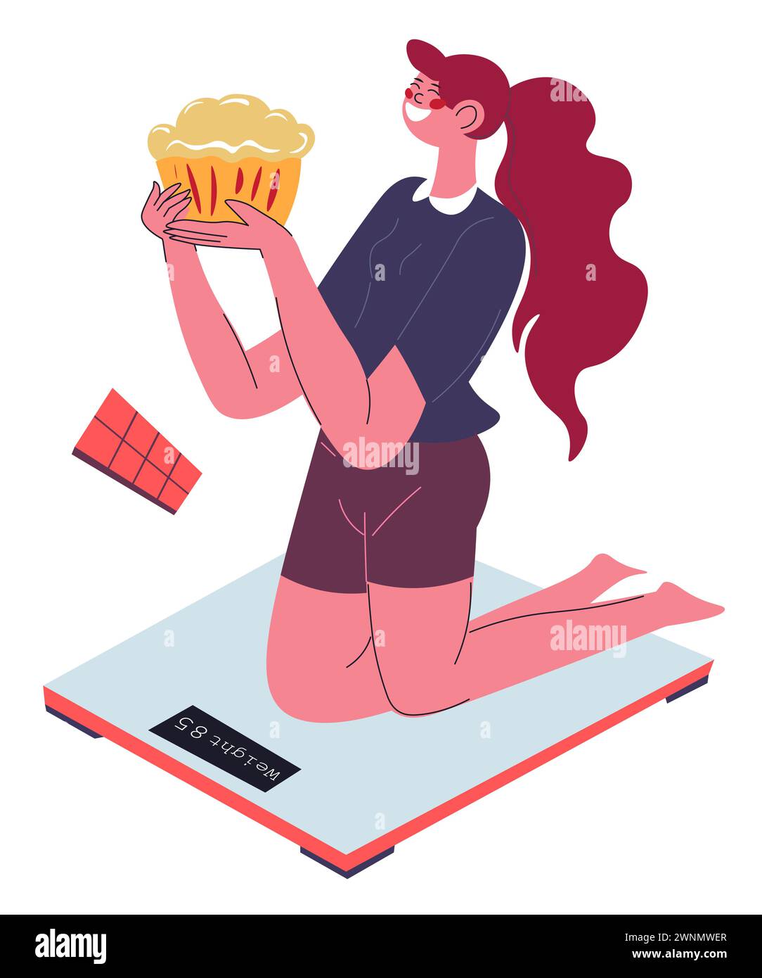 Food to put weight on Cut Out Stock Images & Pictures - Alamy