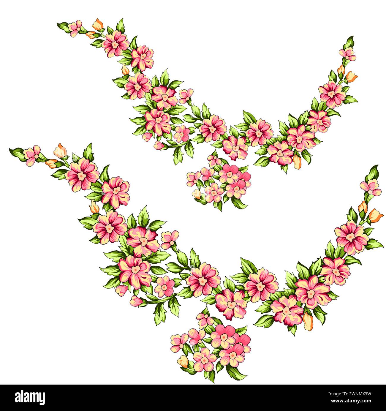 A beautiful Digital Motif Design beautiful color vector. Design for ...