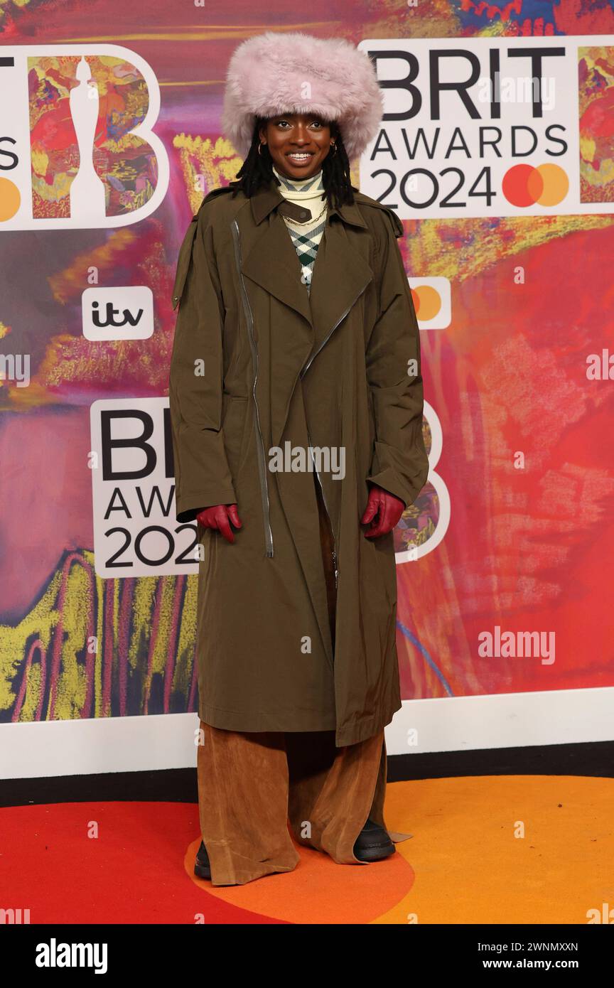 Little Simz bei der Verleihung der 44. BRIT Awards 2023 in der O2 Arena ...