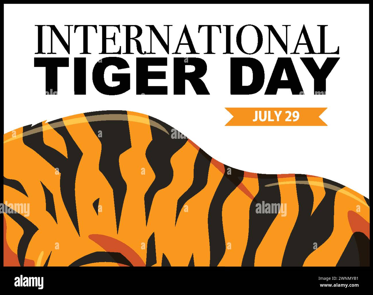 Vector graphic for International Tiger Day, July 29 Stock Vector Image ...