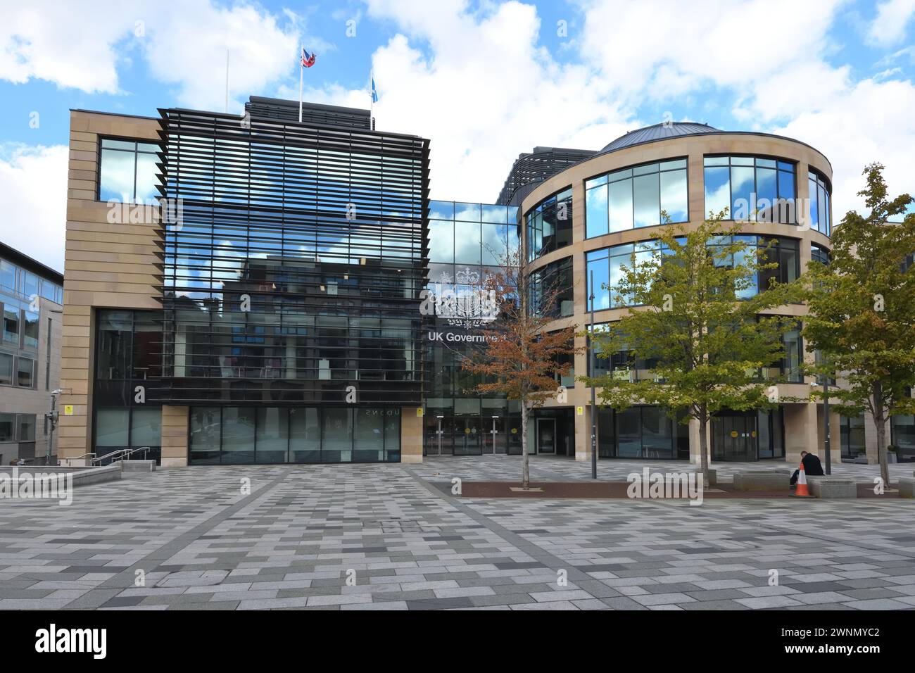 UK Government offices, named Queen Elizabeth House, at 1 Sibbald Walk ...