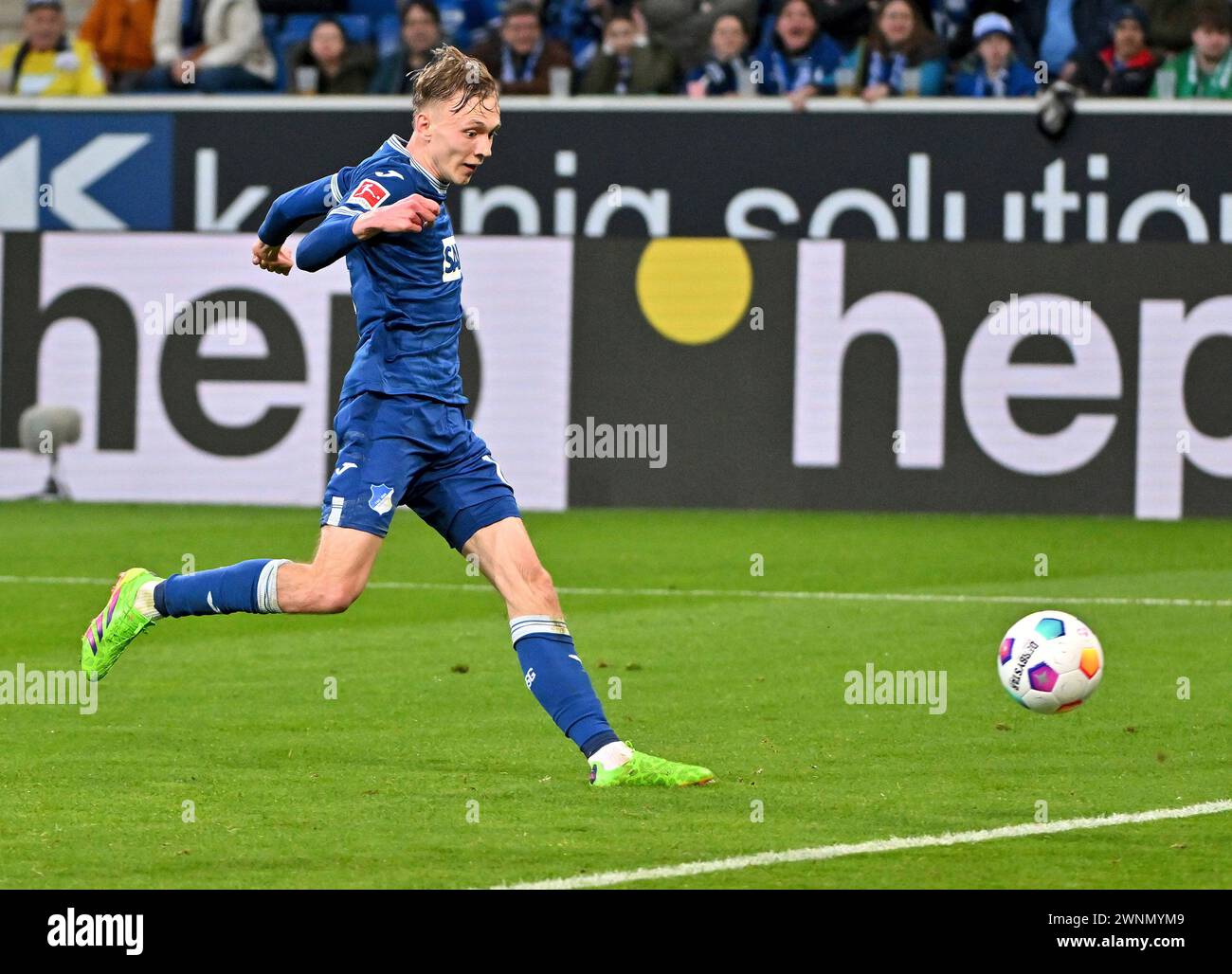 Hoffenheim's Maximilian Beier scores his side's second goal during the ...