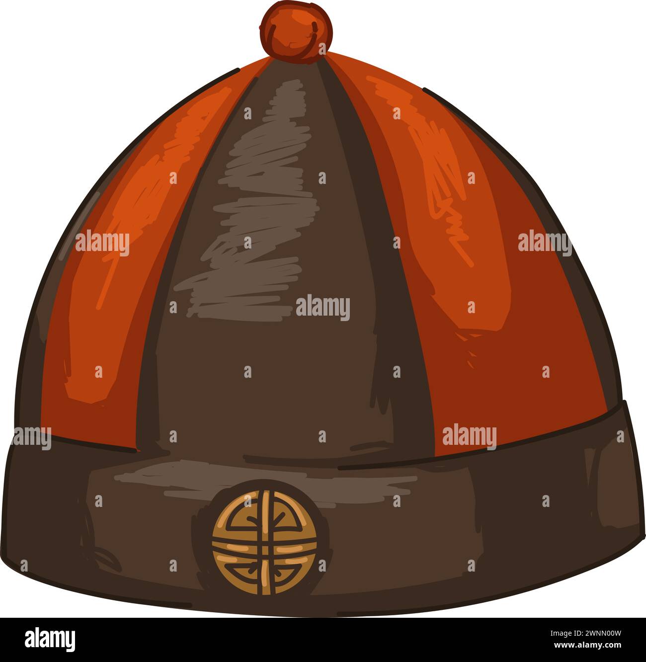 Ancient chinese headgear Stock Vector Images - Alamy