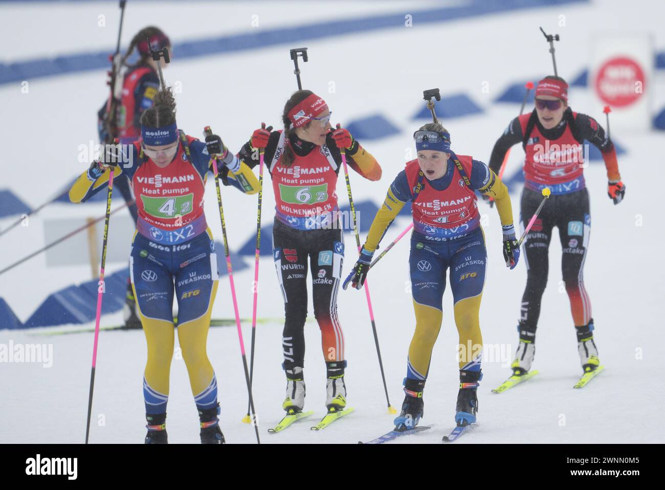 Oslo 20240303.Swedish Mona Brorsson alternates with Elvira Oeberg ...