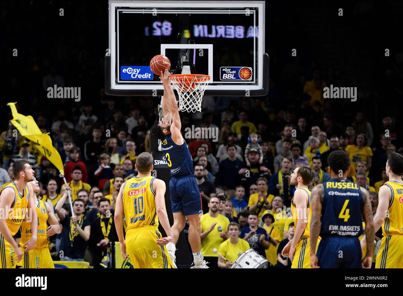 Berlin, Germany. 03rd Mar, 2024. March 3 2024: Maximilian DiLeo (3) of ...