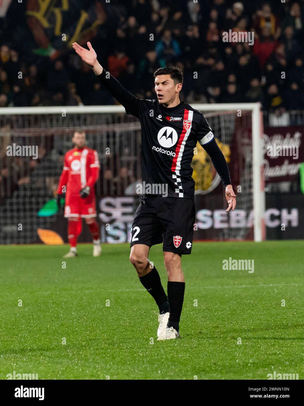 Matteo Pessina in action during the Serie A football match between AC ...