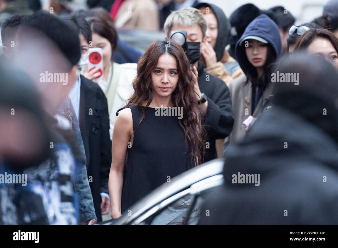 Paris, France. 03rd Mar, 2024. Jolin Cai attending the Valentino ...