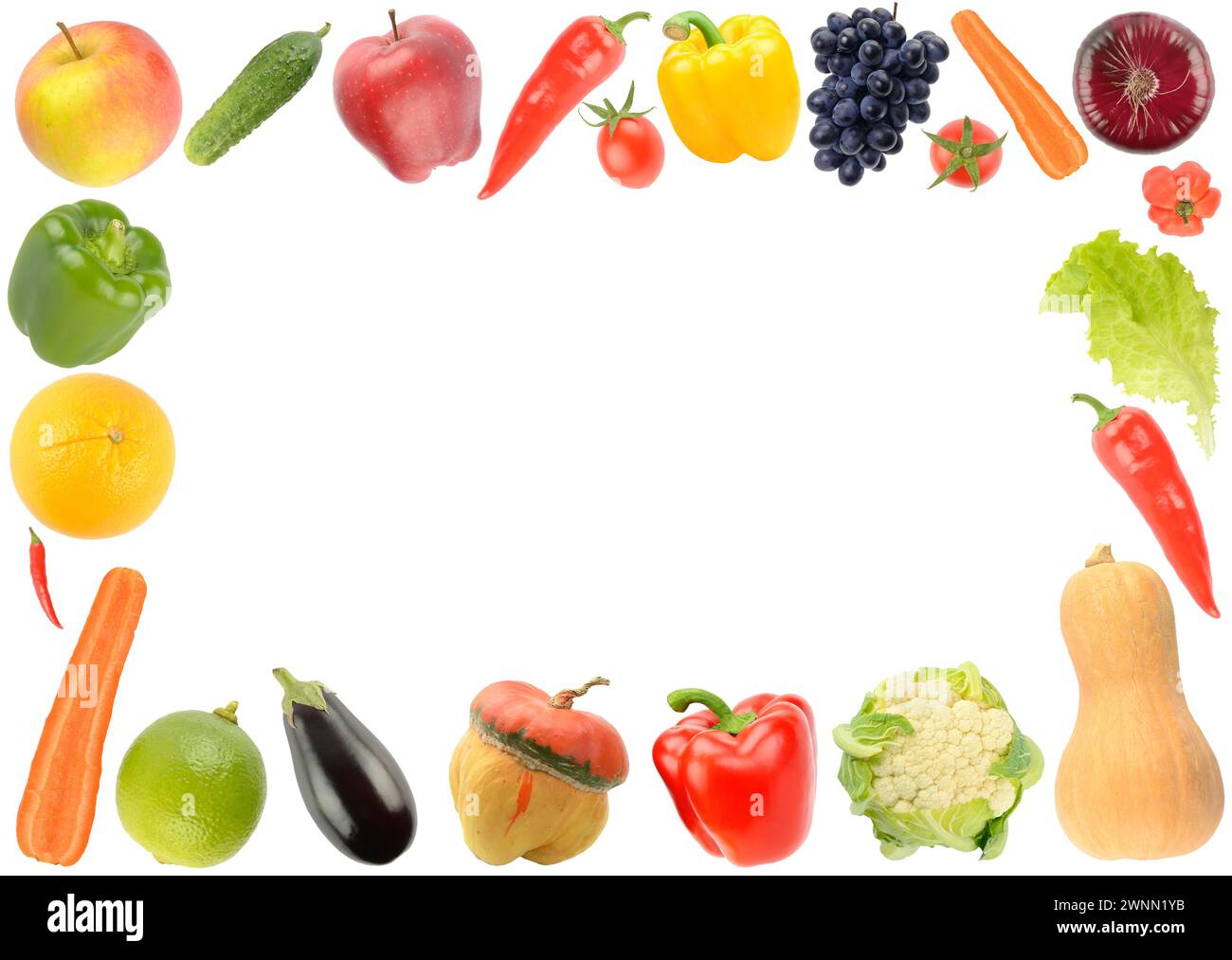 Vegetable border hi-res stock photography and images - Alamy