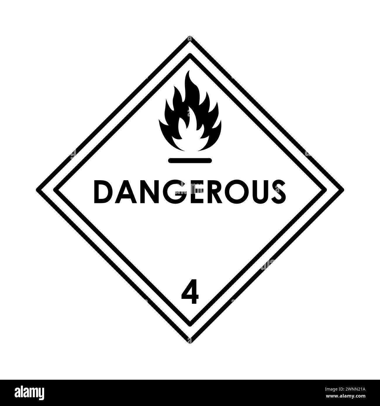 Dangerous color element. Hazardous material vector icon. Digital ...