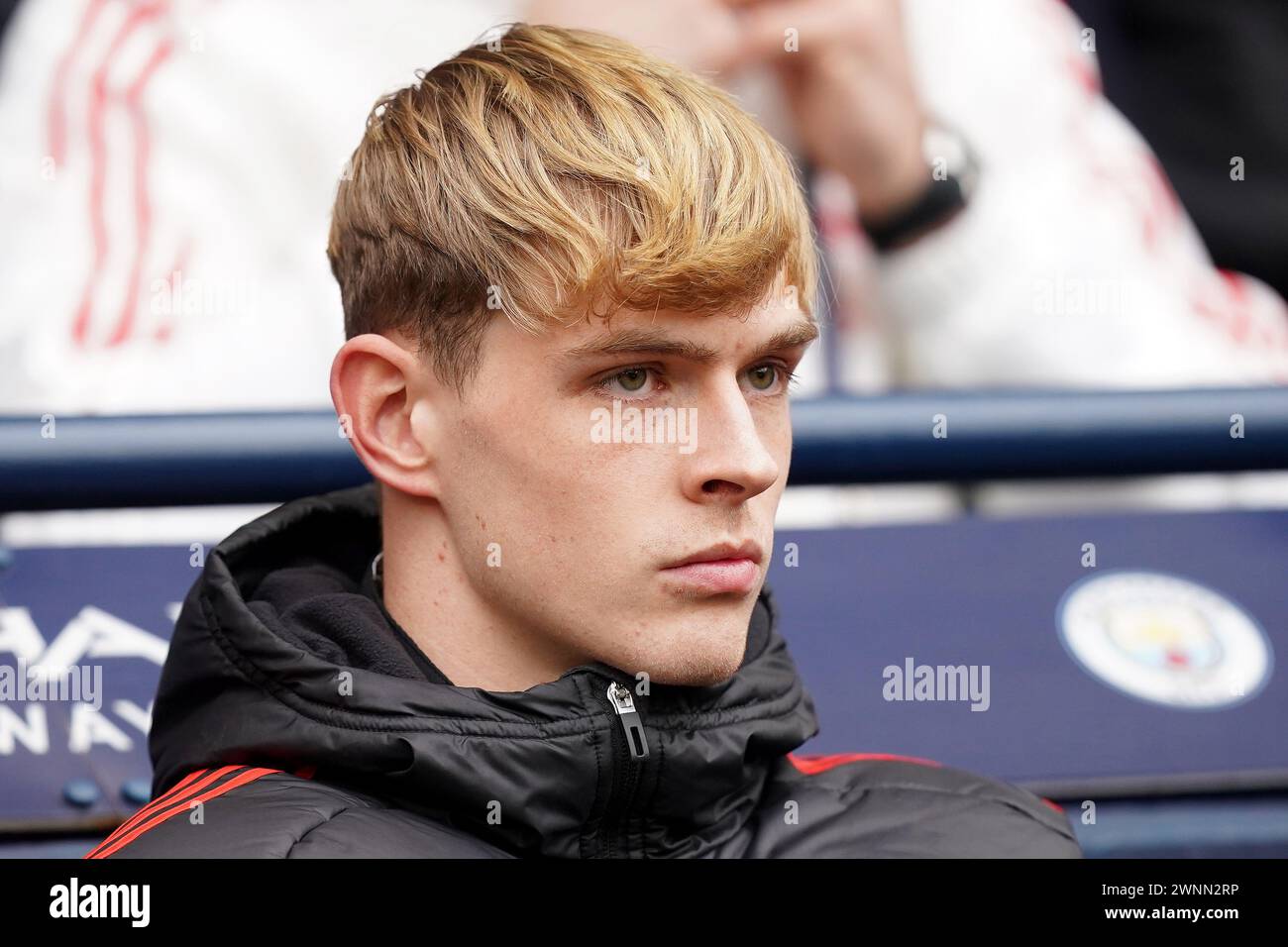 §manchester Uniteds Toby Collyer During The Premier League Match At The Etihad Stadium