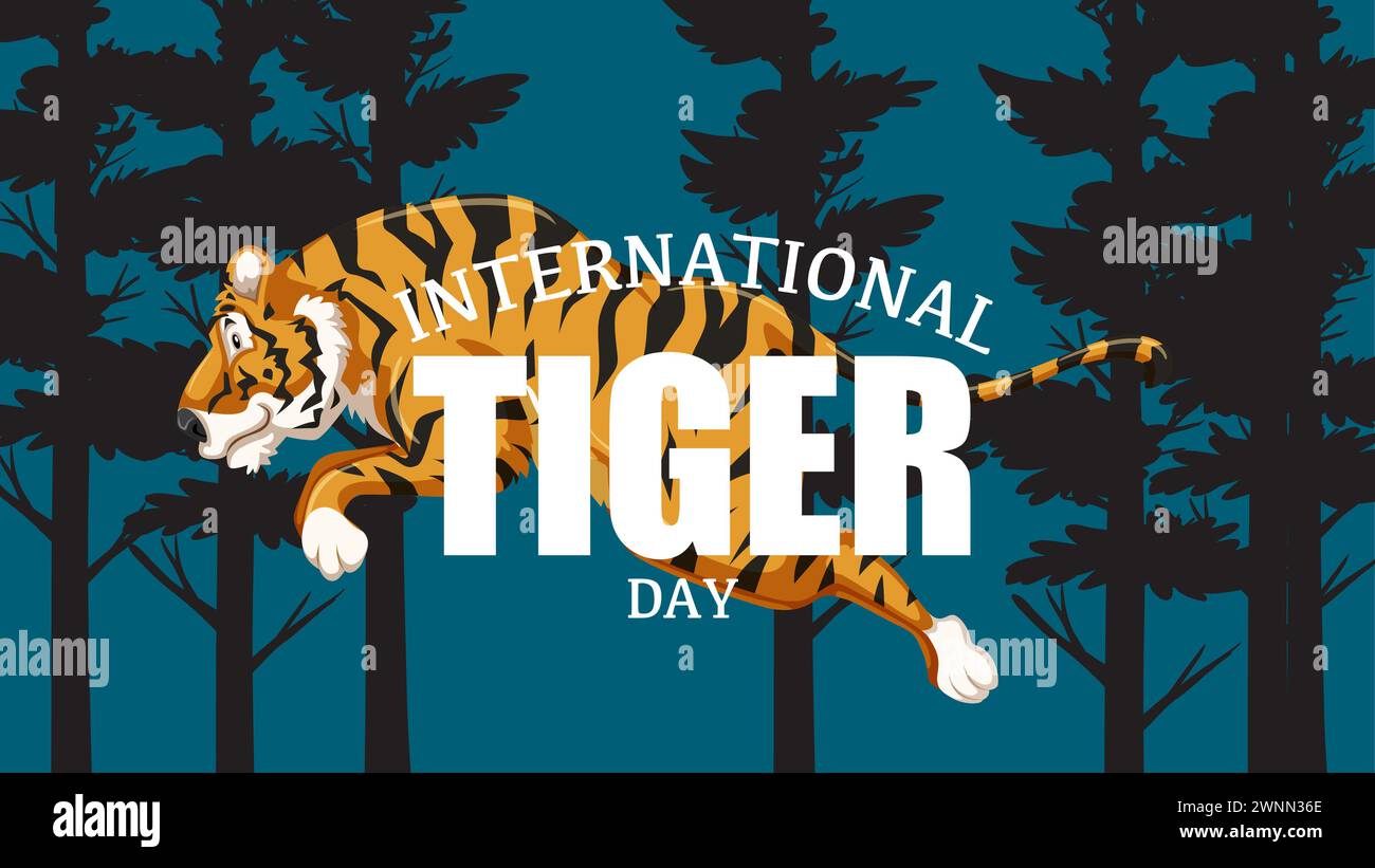 Vector illustration for wildlife conservation awareness Stock Vector ...