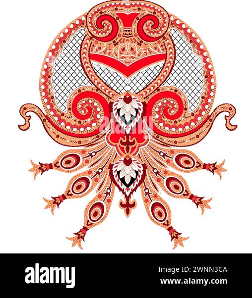 digital colorful motif for fabric printing For digital printing. Design ...