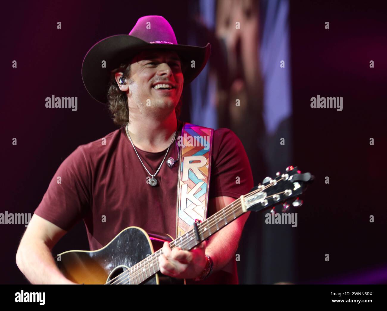 Countrysänger Randall King beim C2C 2024 in Berlin Auftritt beim ...