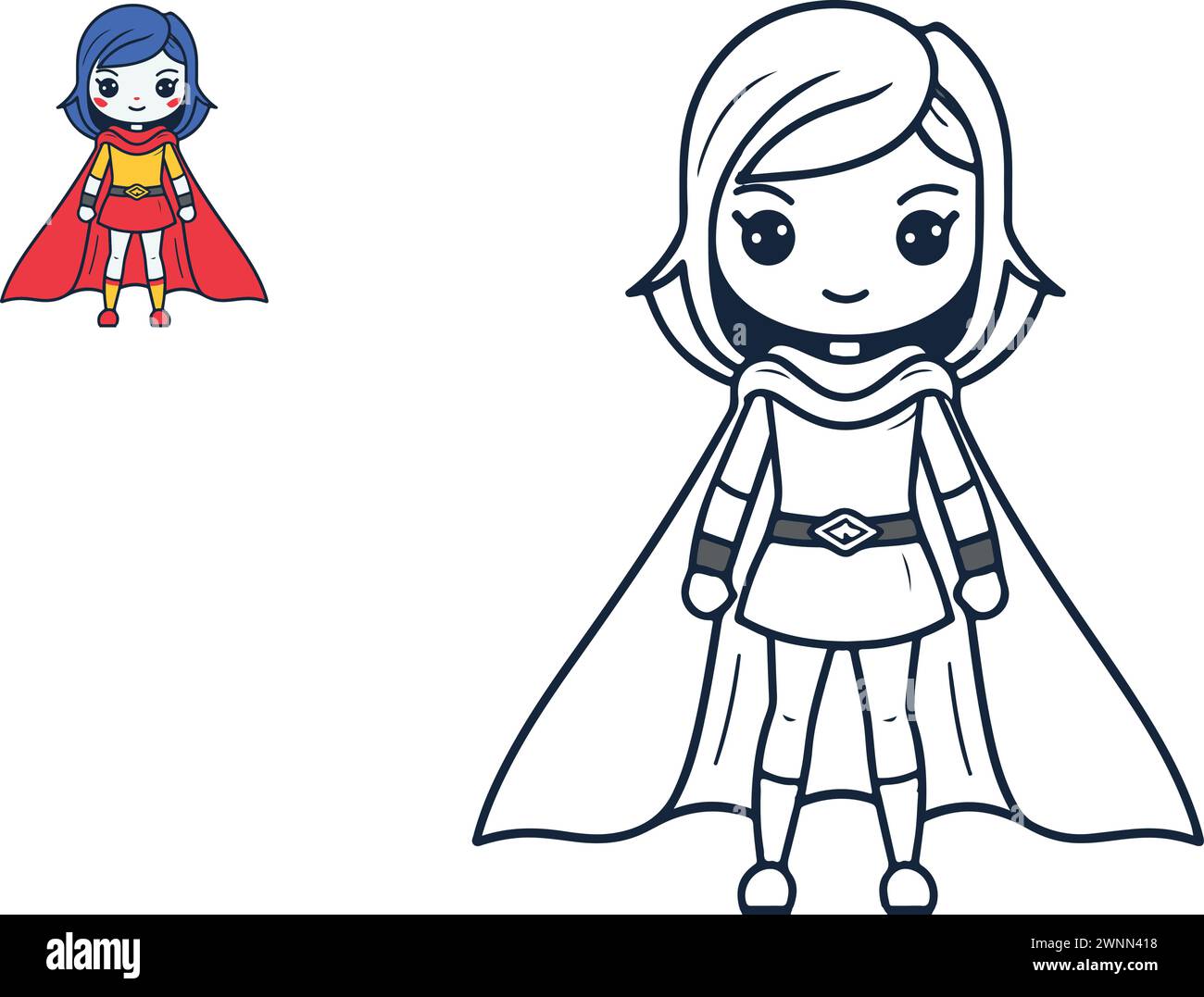 These delightful superheroine coloring pages are designed to inspire ...
