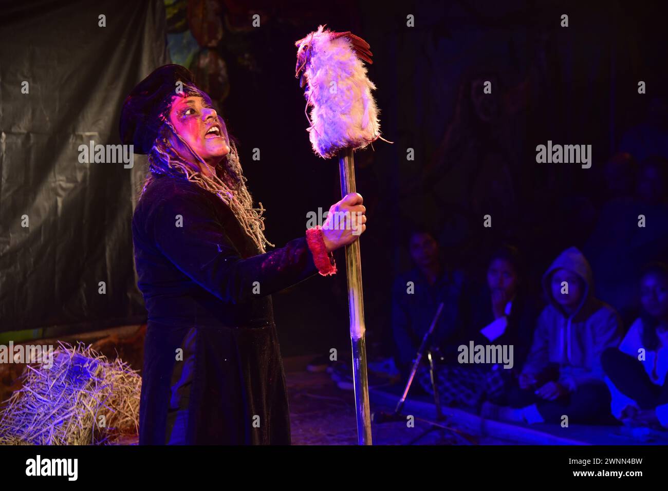 Guwahati, Guwahati, India. 2nd Mar, 2024. Actress Jilmil Hazarika enact ...