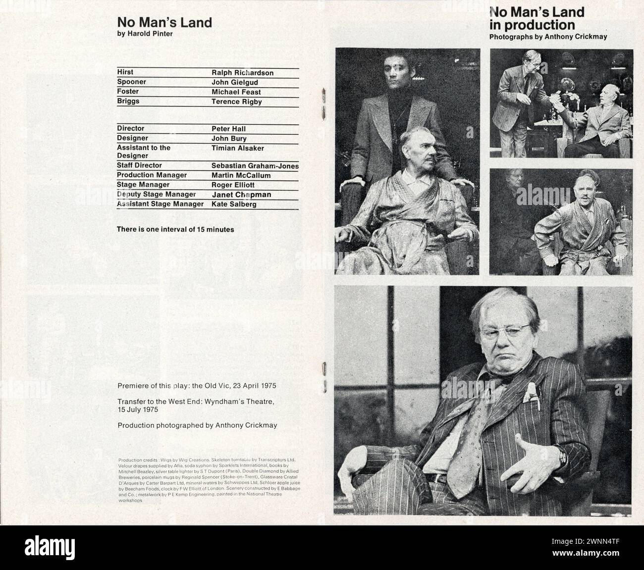 National theatre director peter hall hi-res stock photography and ...