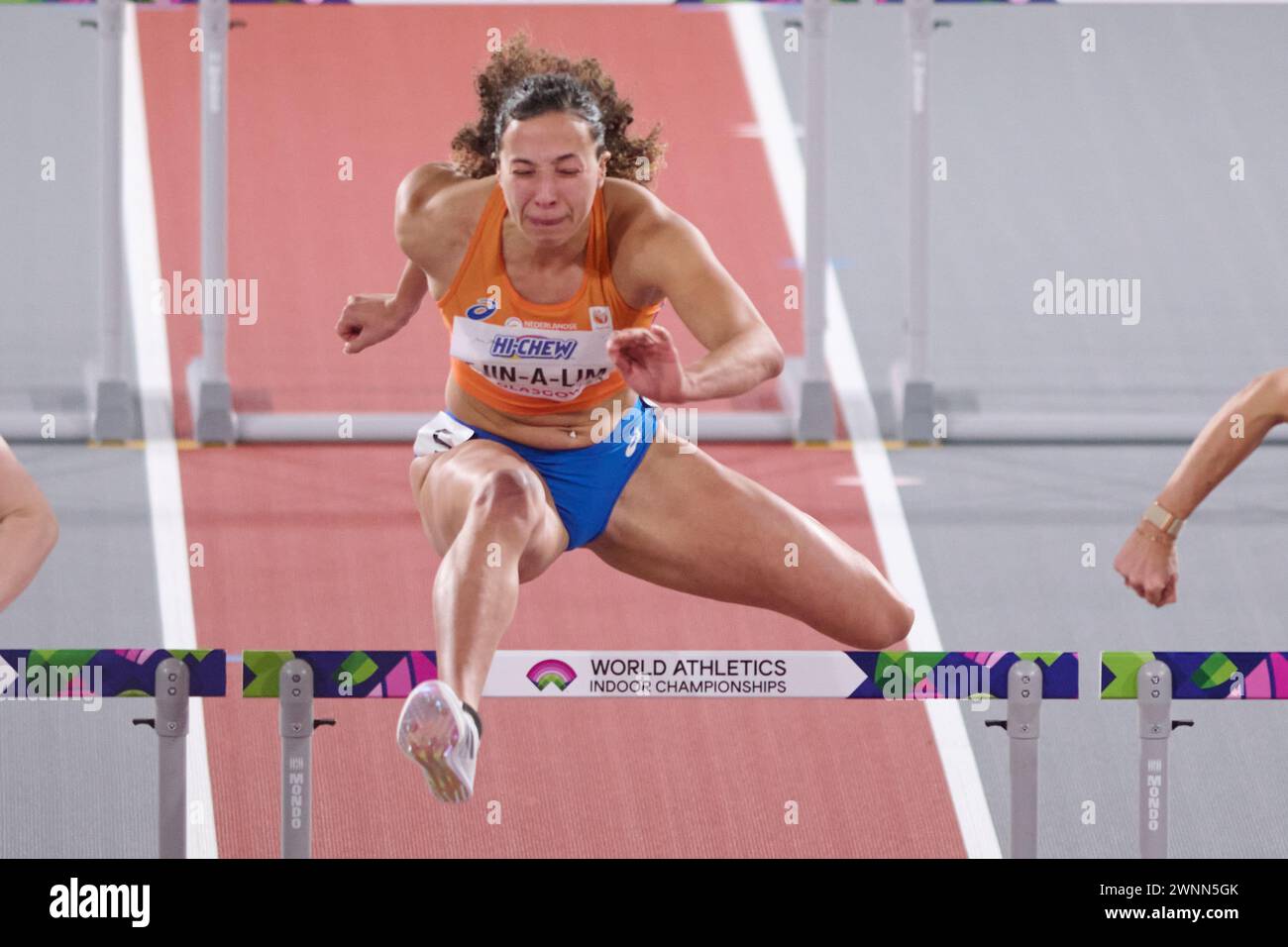 Glasgow, UK. 03rd Mar, 2024. GLASGOW, SCOTLAND - MARCH 3: Maayke Tjin-a-Lim of The Netherlands ...