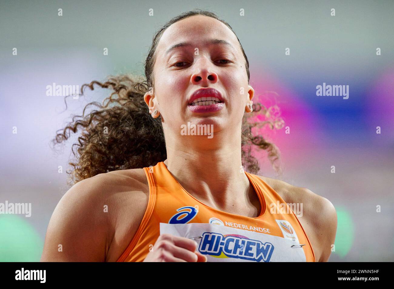 Glasgow, UK. 03rd Mar, 2024. GLASGOW, SCOTLAND - MARCH 3: Maayke Tjin-a-Lim of The Netherlands ...