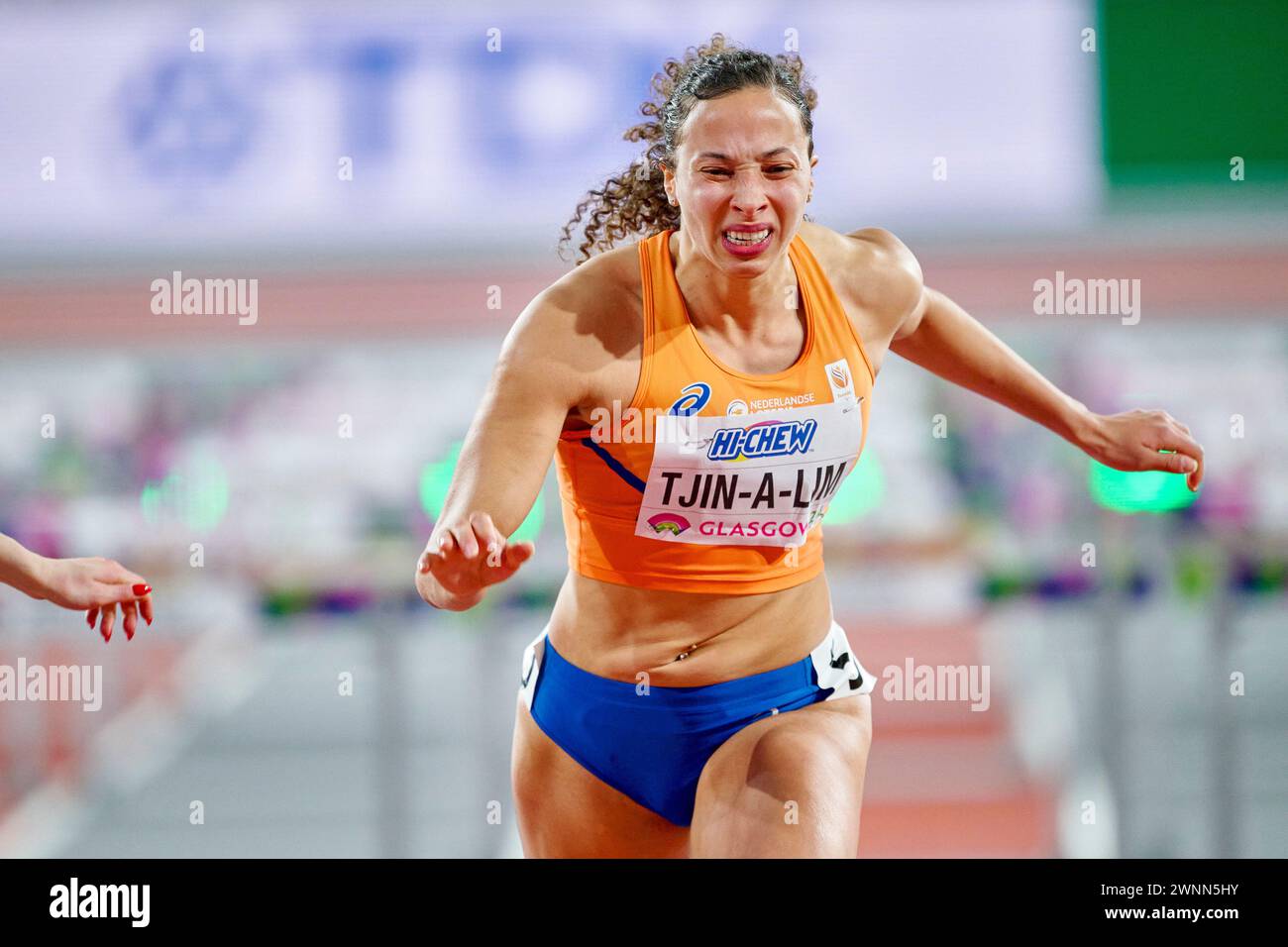 Glasgow, UK. 03rd Mar, 2024. GLASGOW, SCOTLAND - MARCH 3: Maayke Tjin-a-Lim of The Netherlands ...