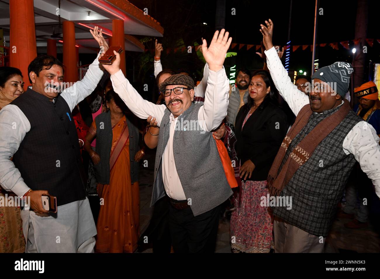 Noida, India. 03rd Mar, 2024. NOIDA, INDIA - MARCH 3: BJP workers ...