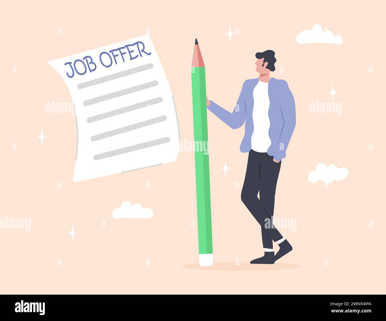 Consider employee Stock Vector Images - Alamy