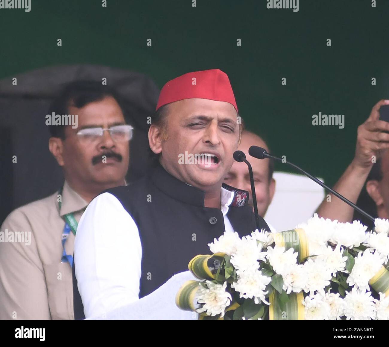 PATNA, INDIA - MARCH 3: Samajwadi party president Akhilesh Yadav ...