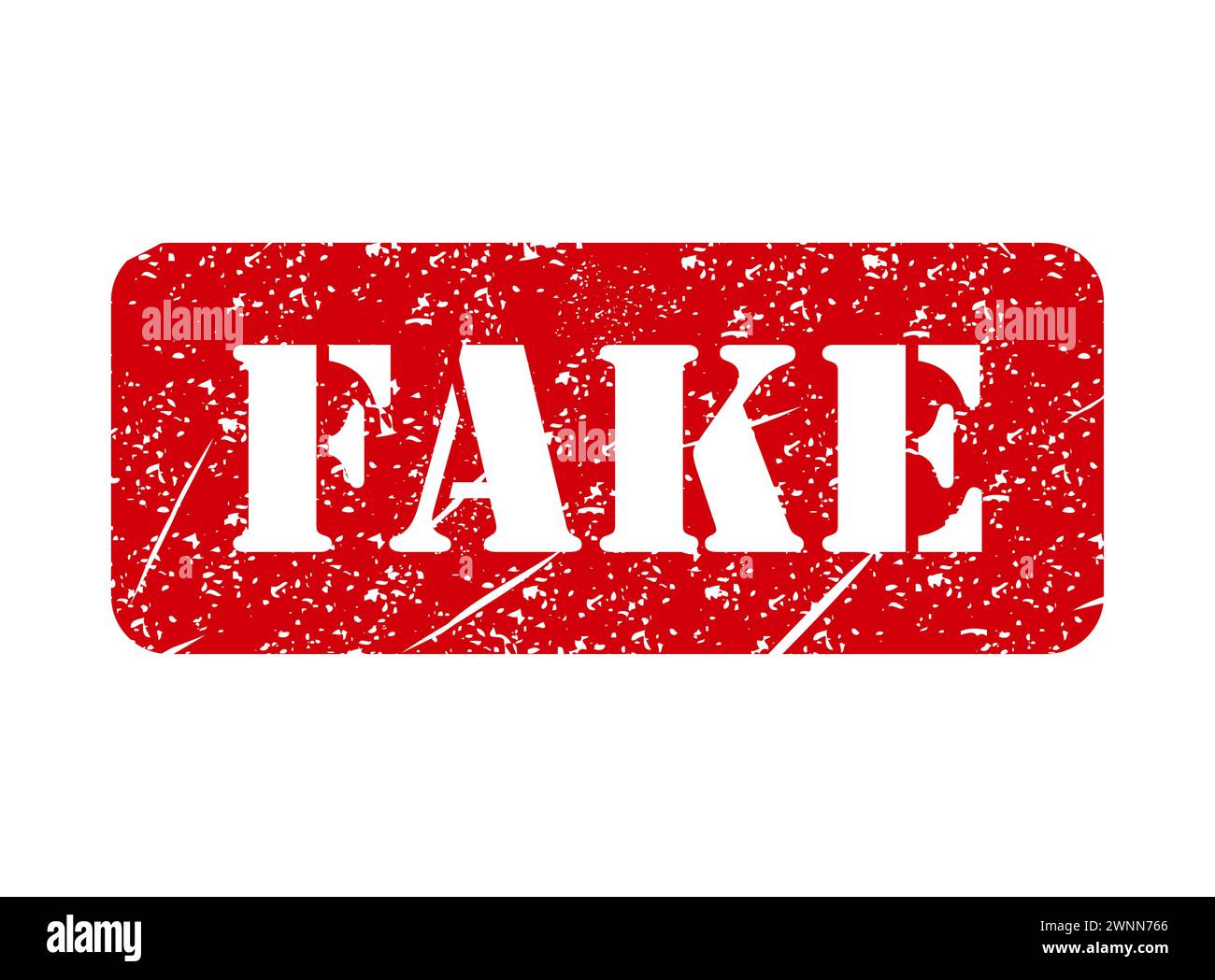 Fake stamp symbol, label sticker sign button, text banner vector ...