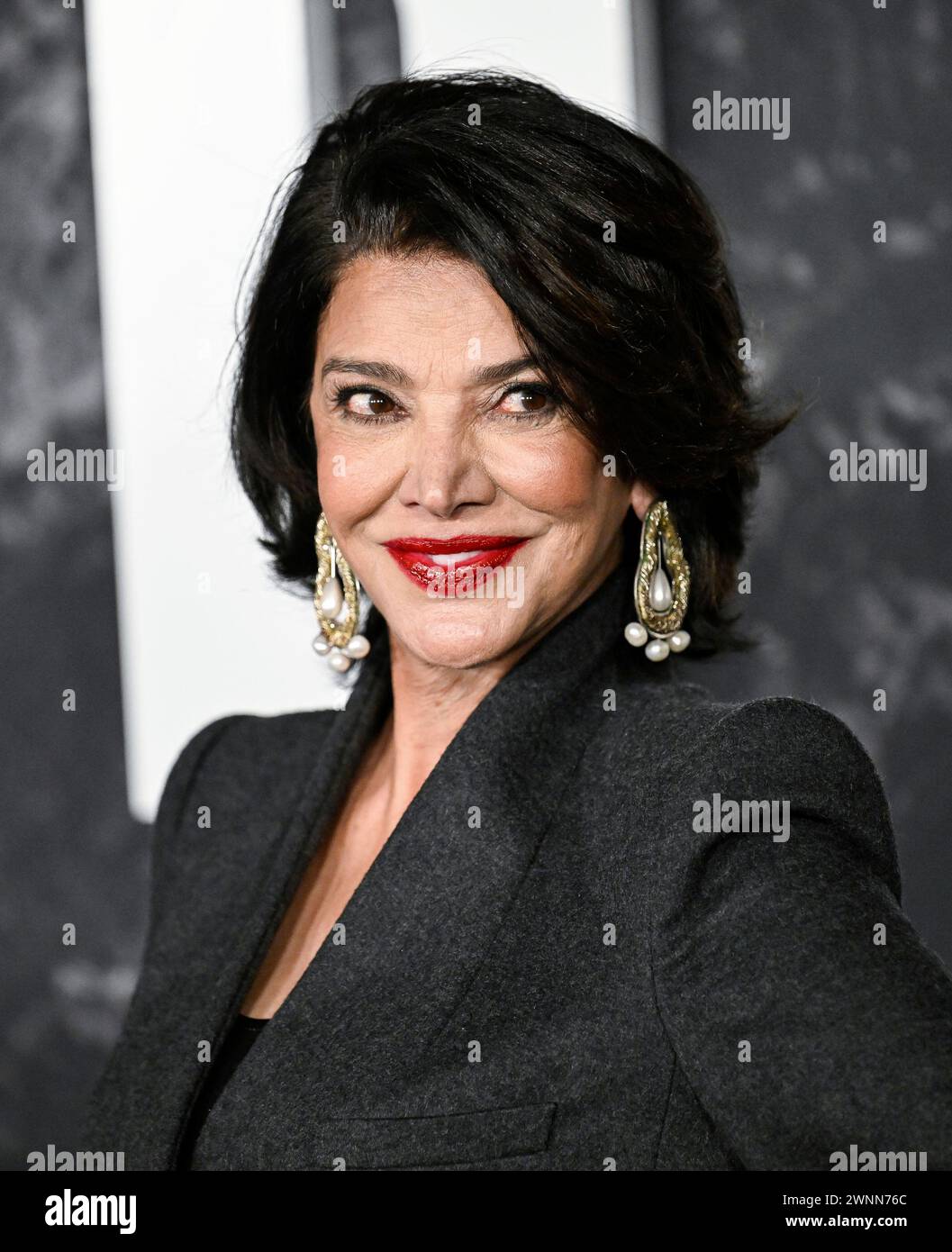 Shohreh Aghdashloo attends the premiere of Netflix's "Damsel" at the ...