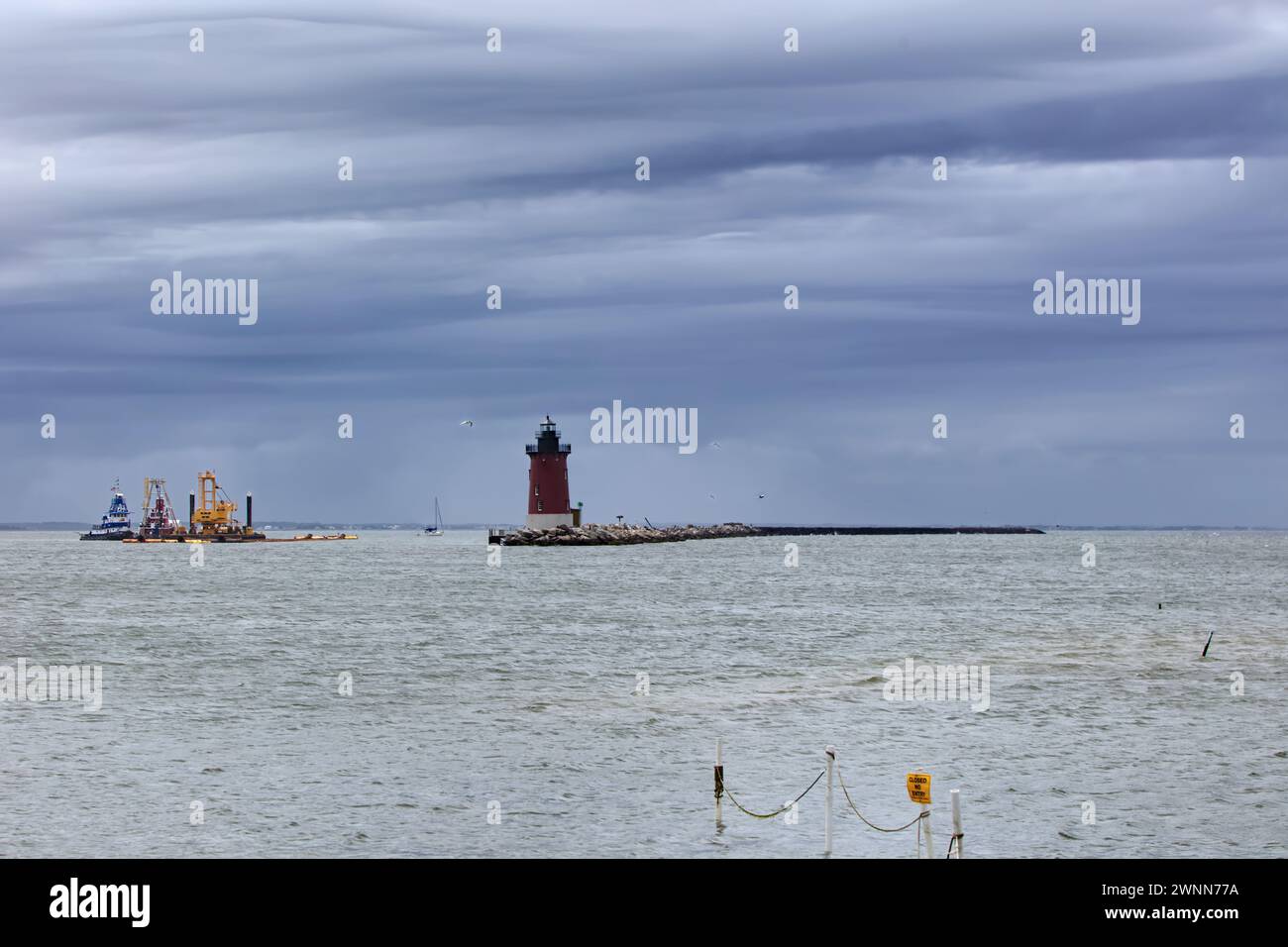 Cape Henlopen Lighthouses Stock Photo - Alamy