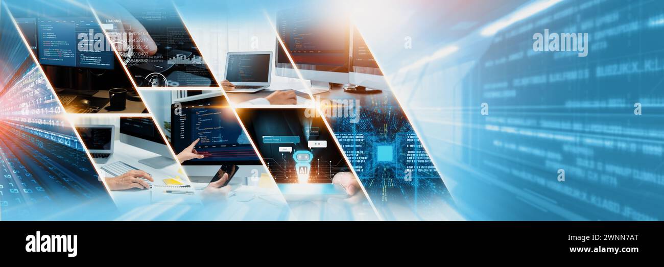 Computer Programming Coding And Ai Artificial Intelligence Software Development Engaged By