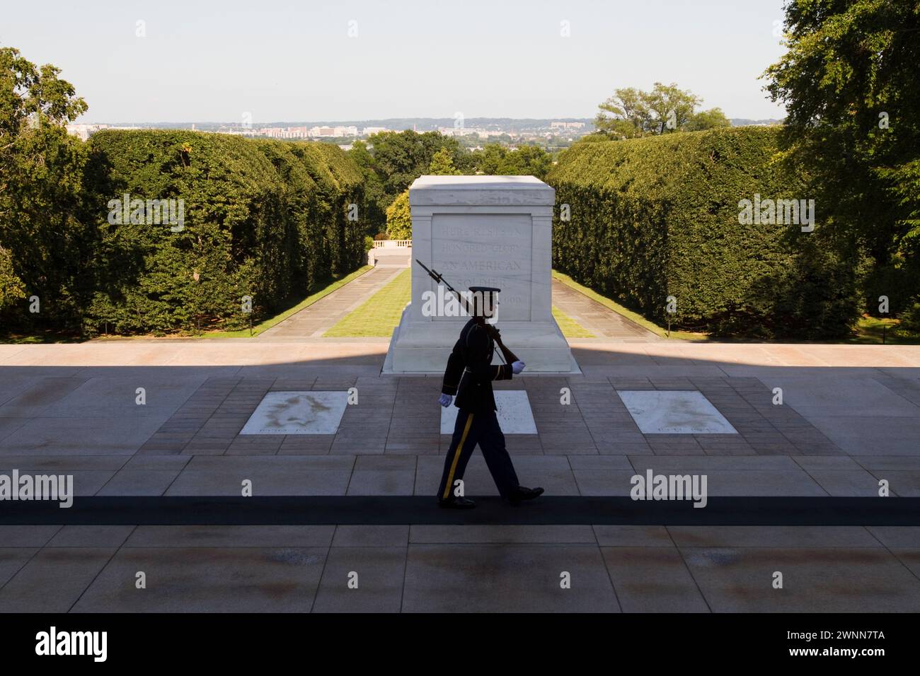 The Tomb of the Unknown Soldier is guarded 24 hours a day, seven days ...