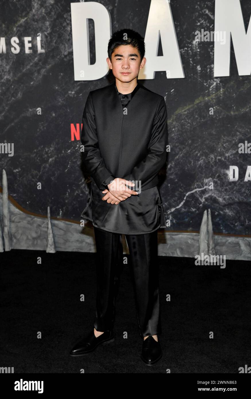 Gordon Cormier attends the premiere of Netflix's "Damsel" at the Paris ...