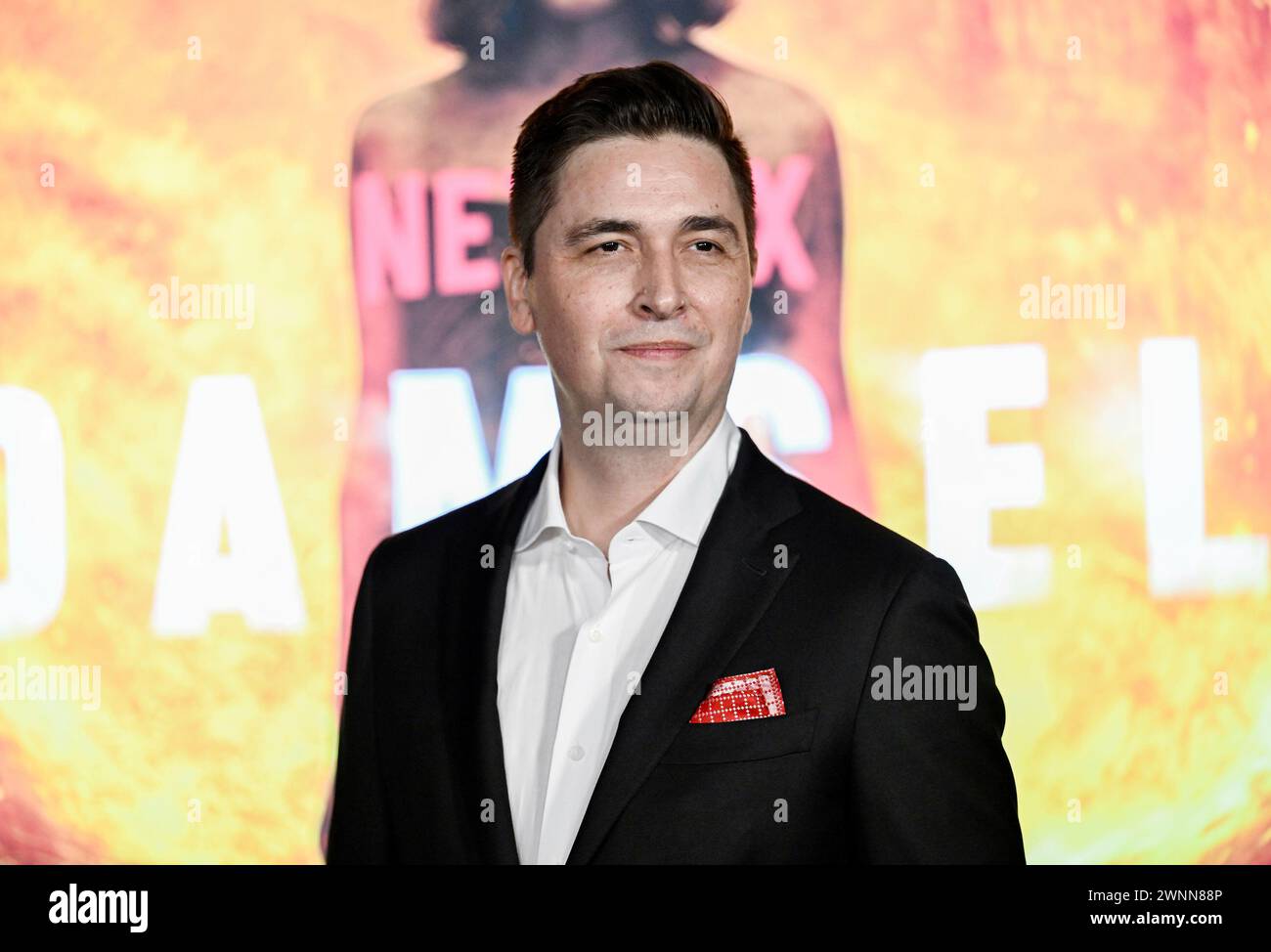 Dan Mazeau attends the premiere of Netflix's "Damsel" at the Paris ...