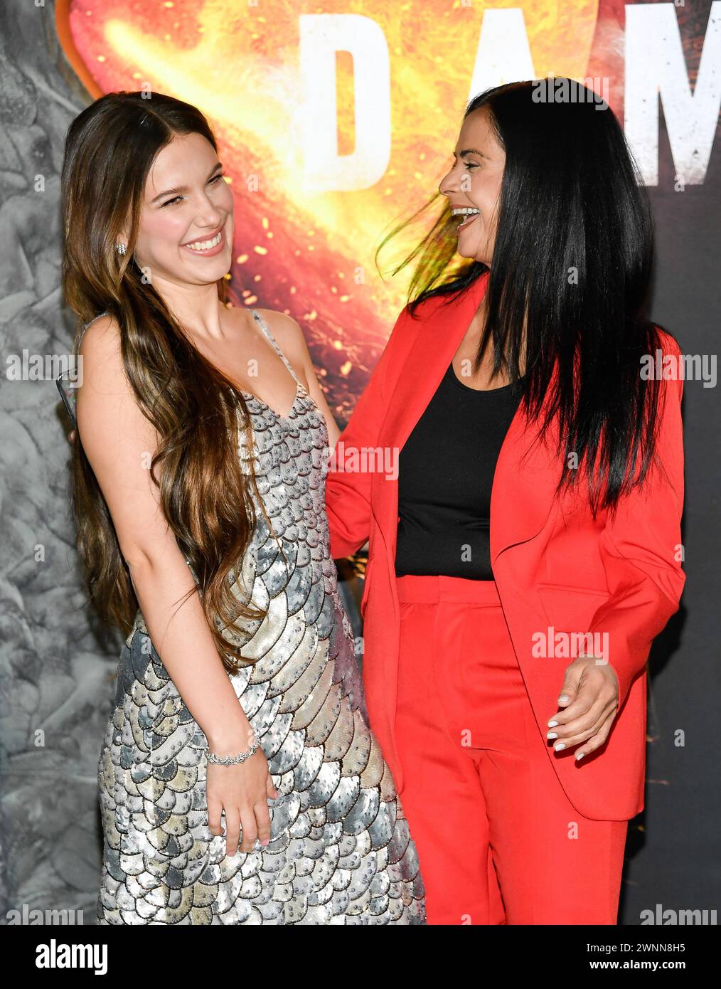 Millie Bobby Brown, left, and Netflix chief content officer Bela ...