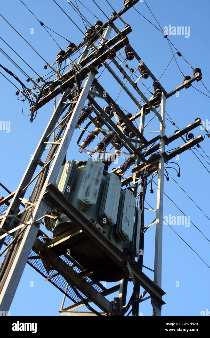Electrical system, power meter installation Stock Photo - Alamy