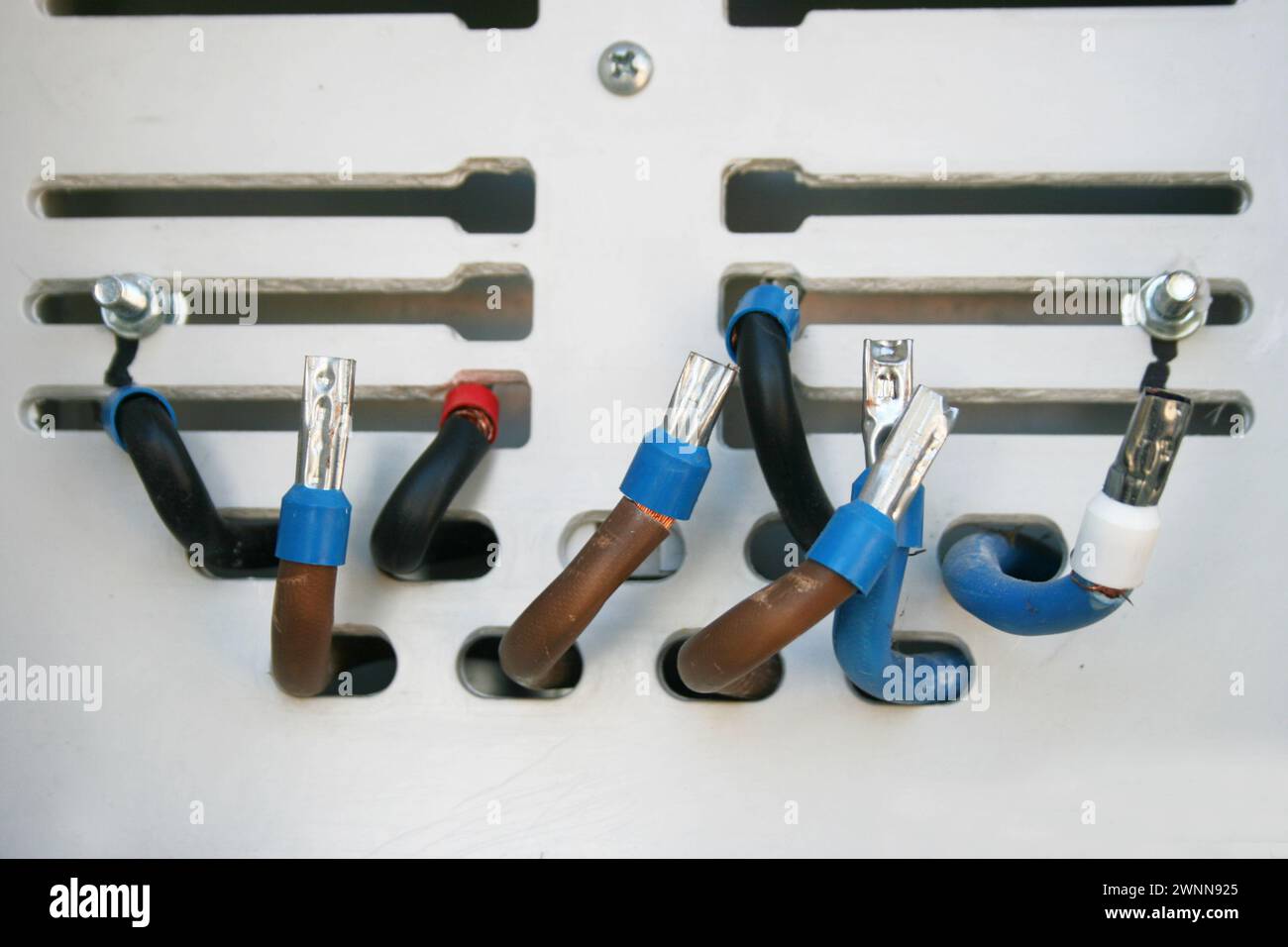 Electrical system, power meter installation Stock Photo - Alamy