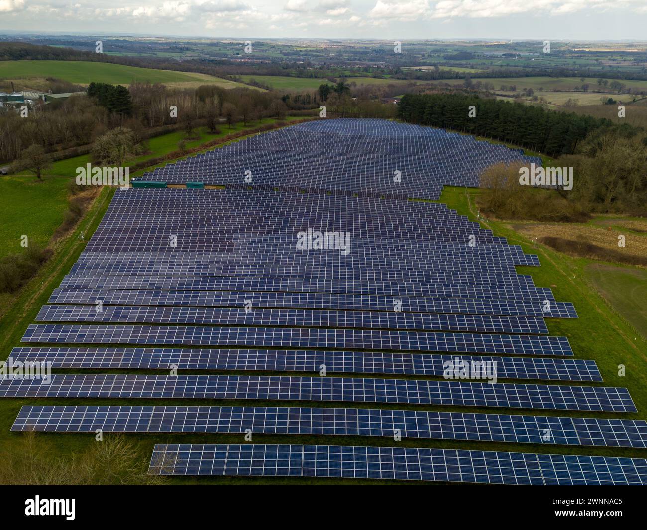 Solar panel in rural area hi-res stock photography and images - Alamy