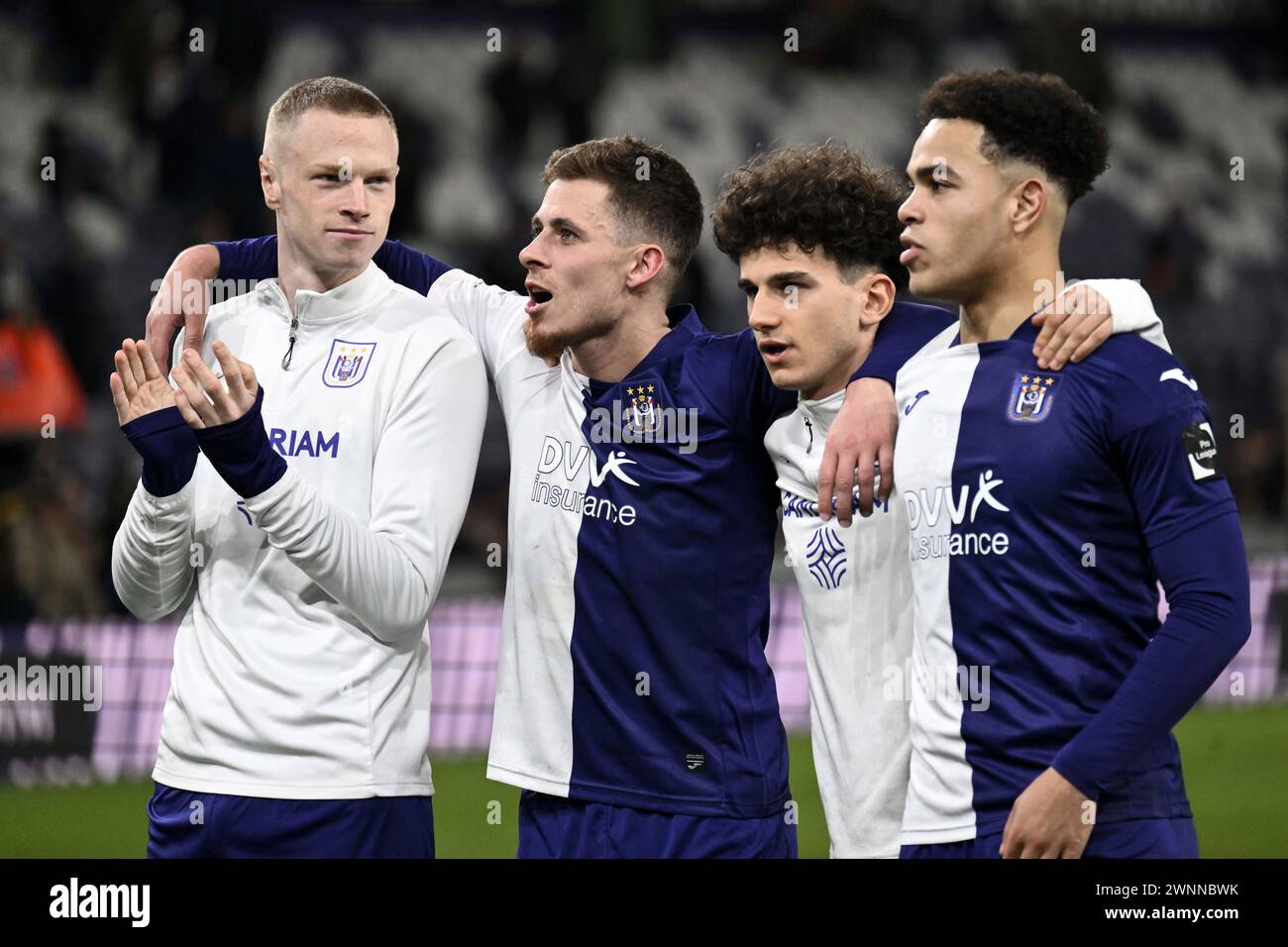 Brussels, Belgium . 03rd Mar, 2024. Thorgan Hazard of Anderlecht ...