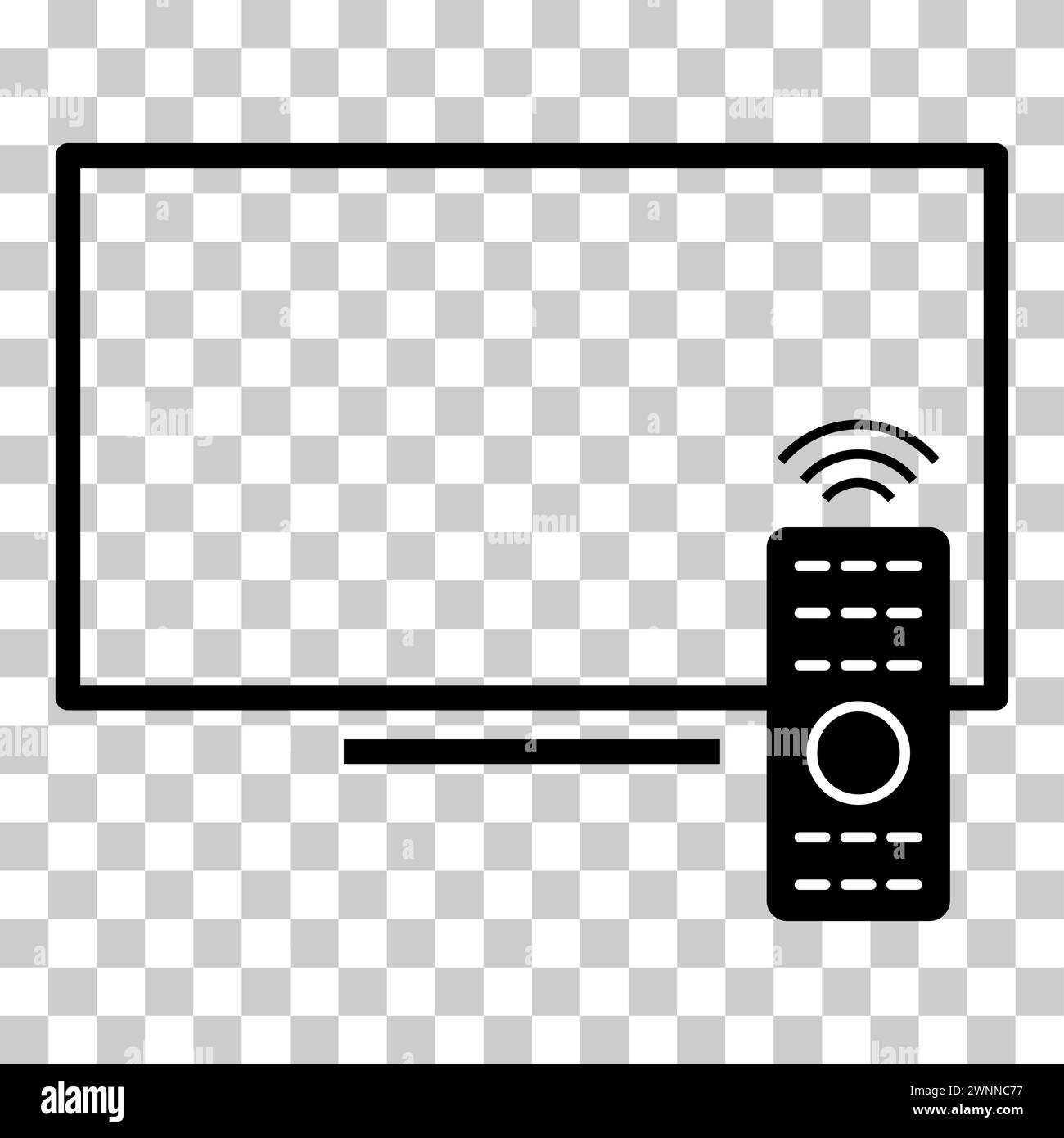 Remote tv device icon, control technology media television sign, web ...