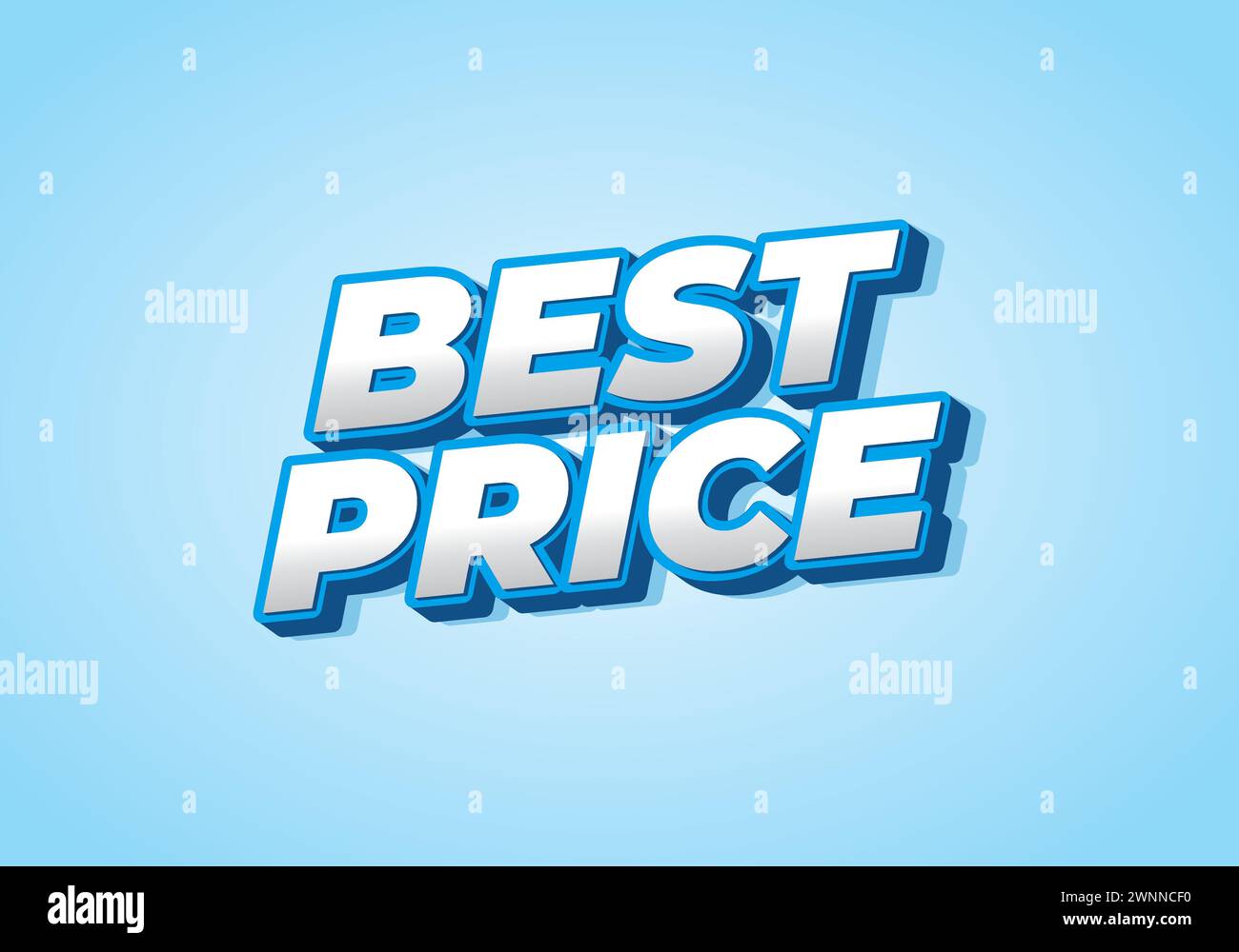 Best Price. Text effect design in 3D look with eye catching color Stock ...