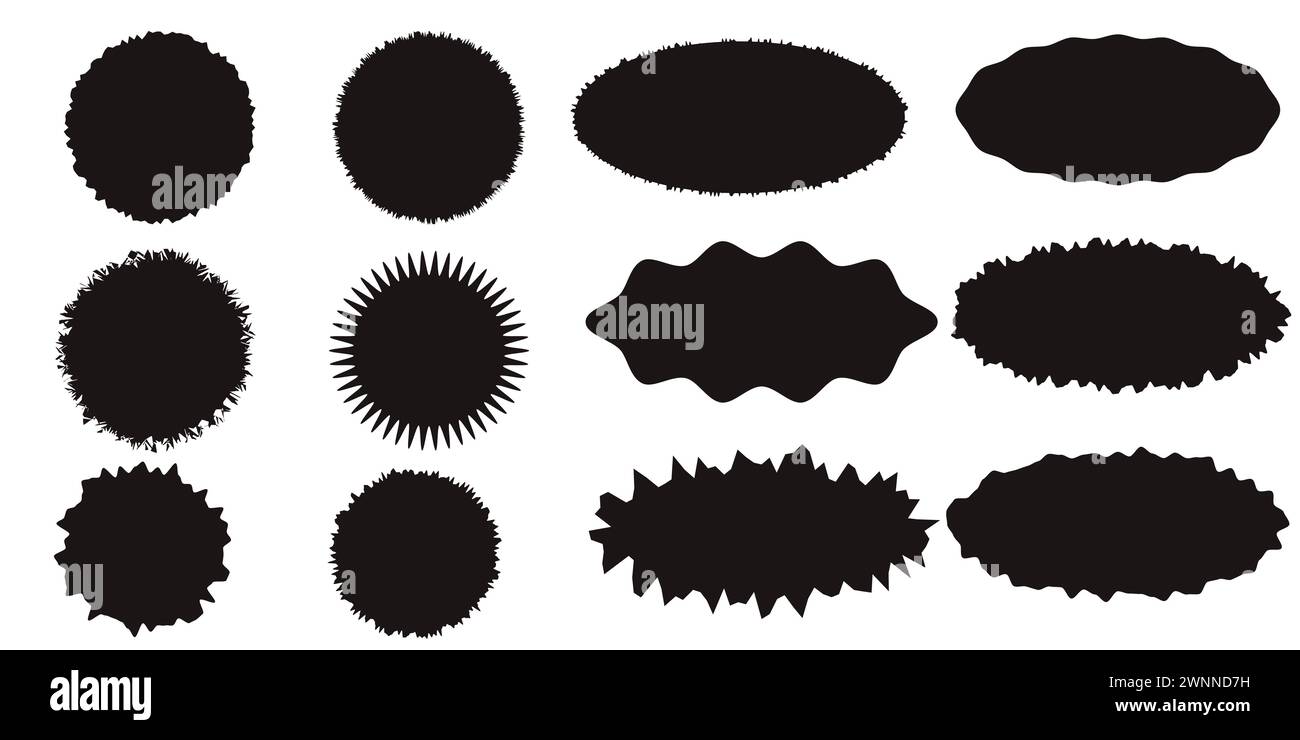 Torn paper edge rectangle Cut Out Stock Images & Pictures - Alamy