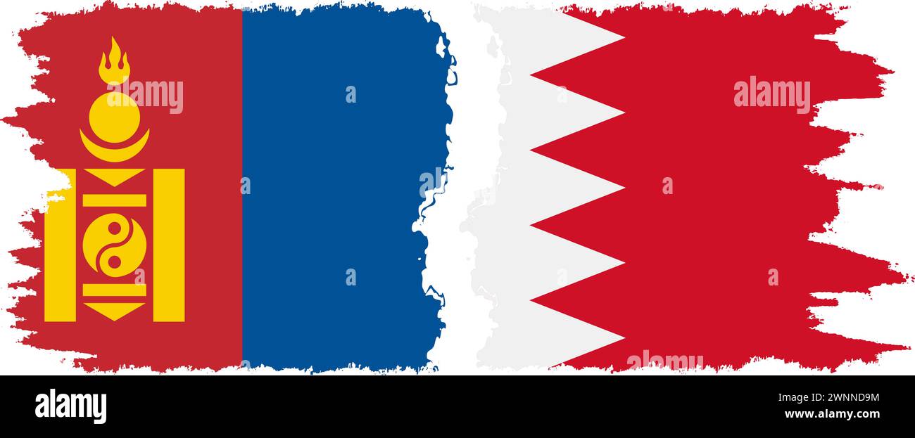Bahrain and Mongolia grunge flags connection, vector Stock Vector Image ... Bahrain and Mongolia grunge flags connection, vector Stock Vector Image ...