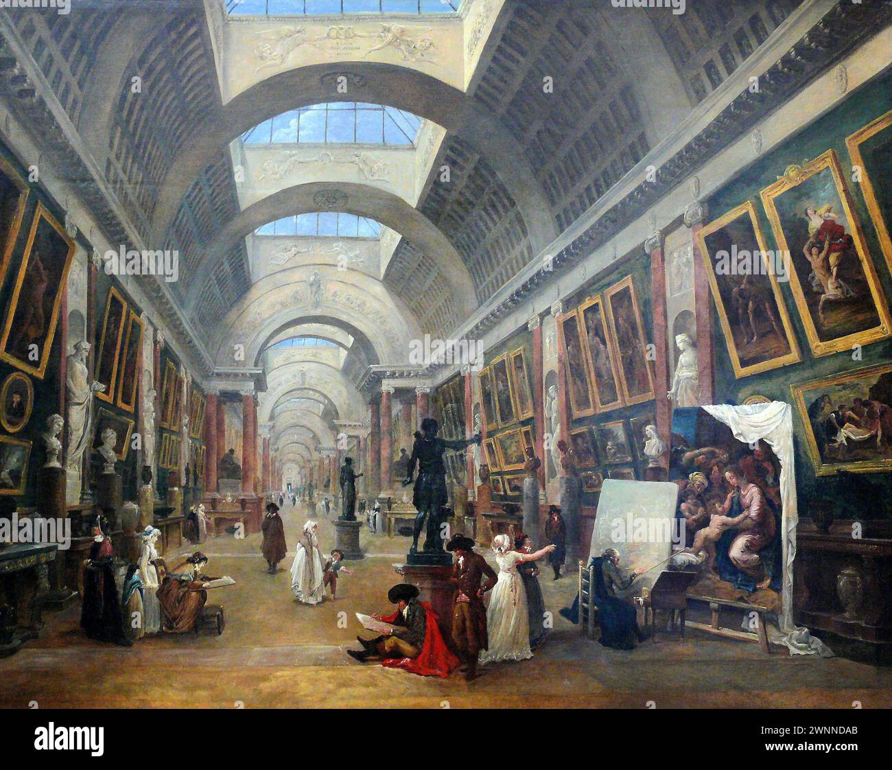 Project for the Transformation of the Grande Galerie du Louvre is an ...